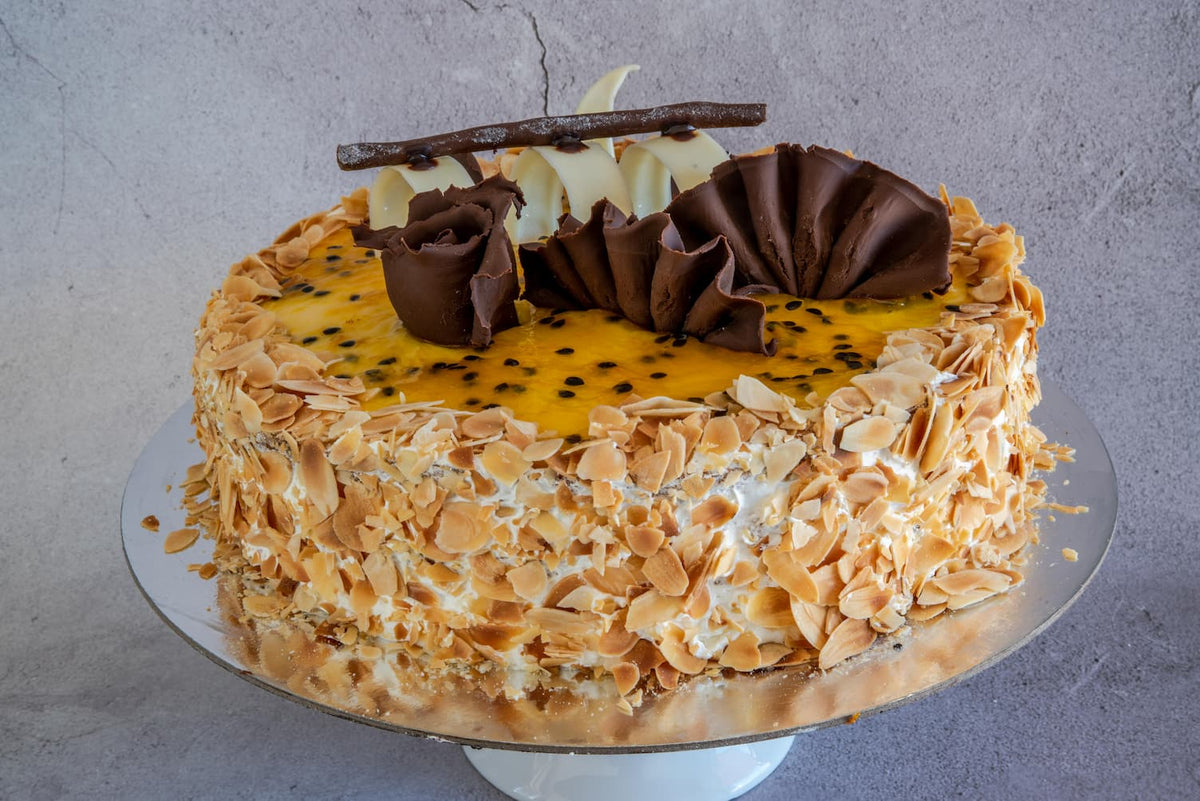 Passionfruit & Custard Sponge Cake | Ablas Pastries